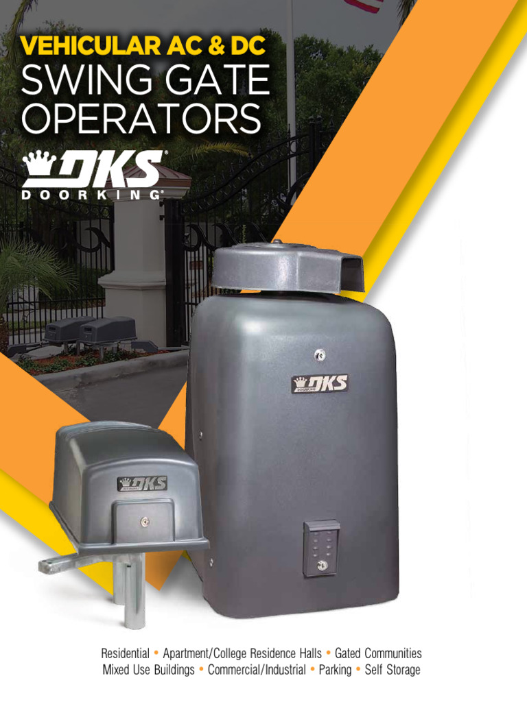 Advanced Gate Operators Guide | PDF | Clutch | Gear