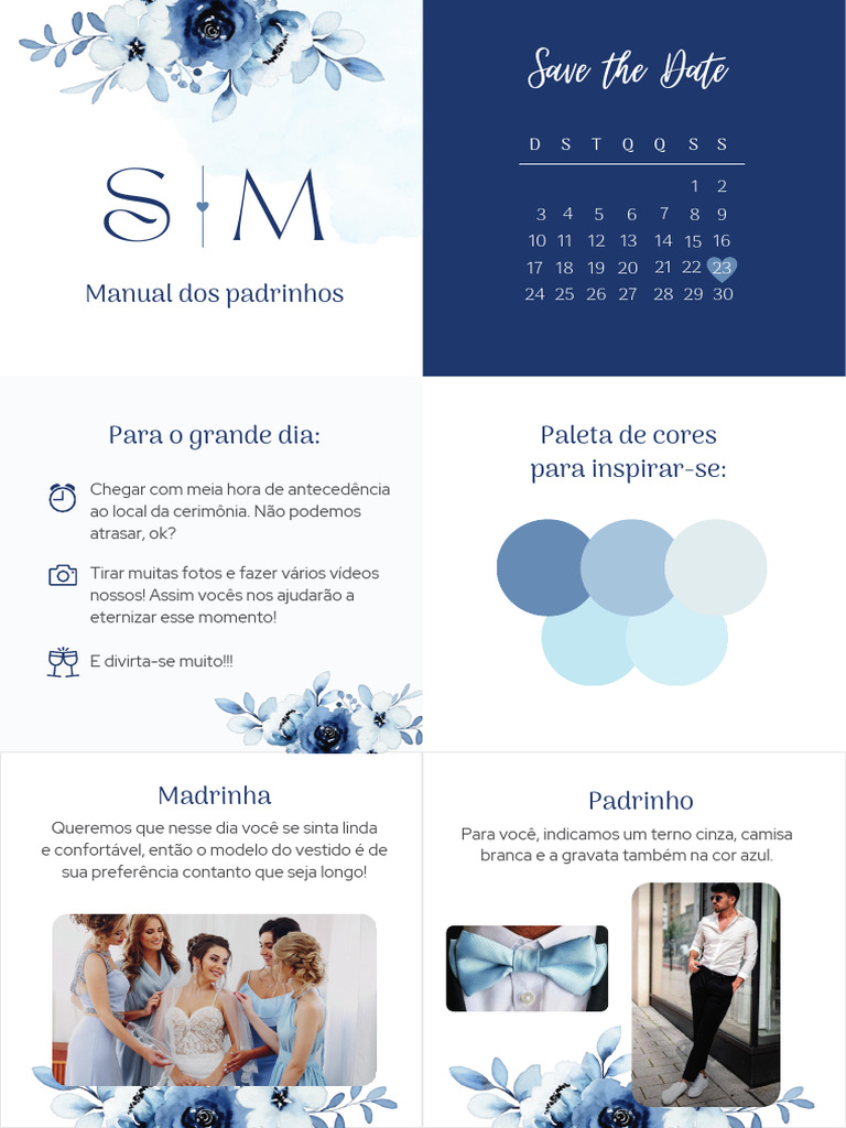 Manual Dos Padrinhos Azul | PDF