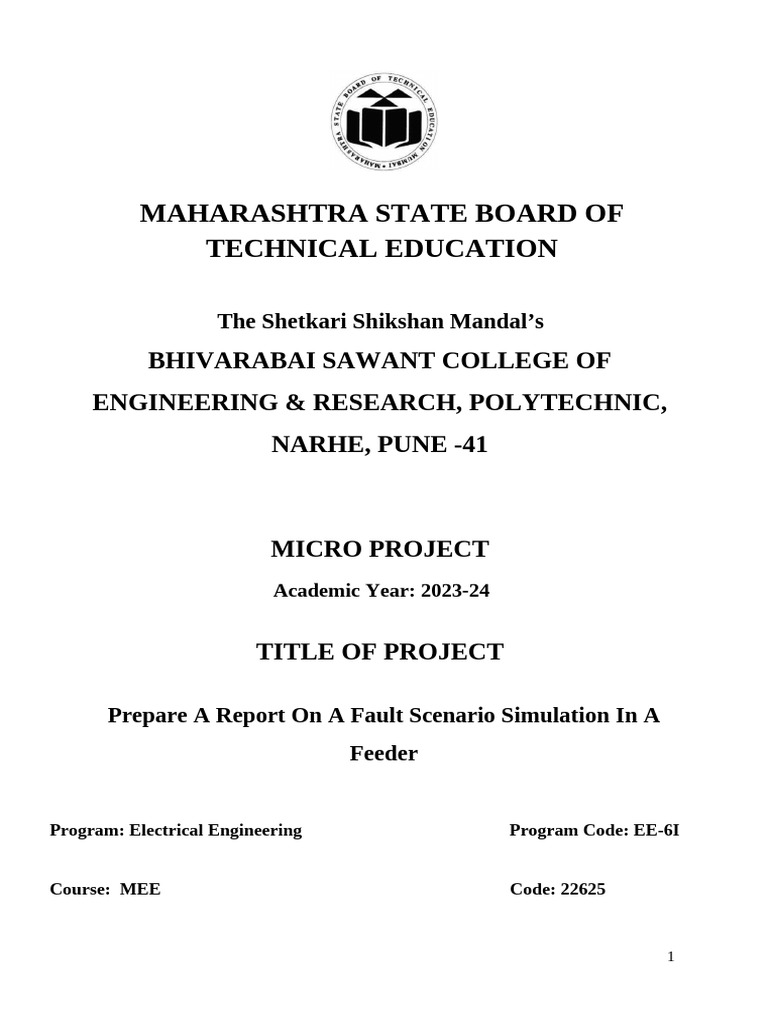 MEE Microproject | PDF | Electric Power Transmission | Insulator (Electricity)