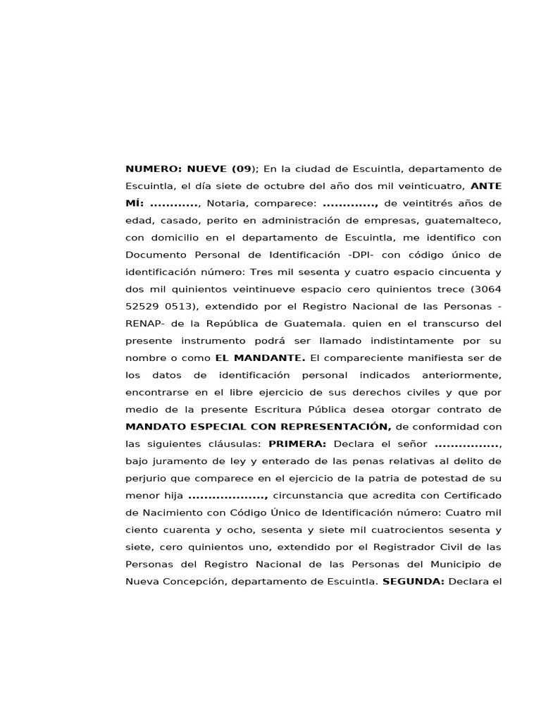 Mandato Especial en Escuintla, Guatemala | PDF | Guatemala