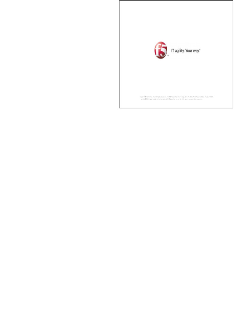 Hosseny - Pub - f5 Configuring Big Ip LTM v11 Instructor | PDF