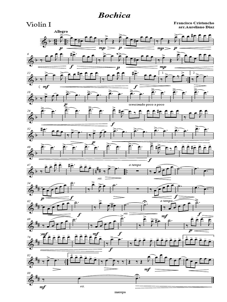 Bochica Violin | PDF