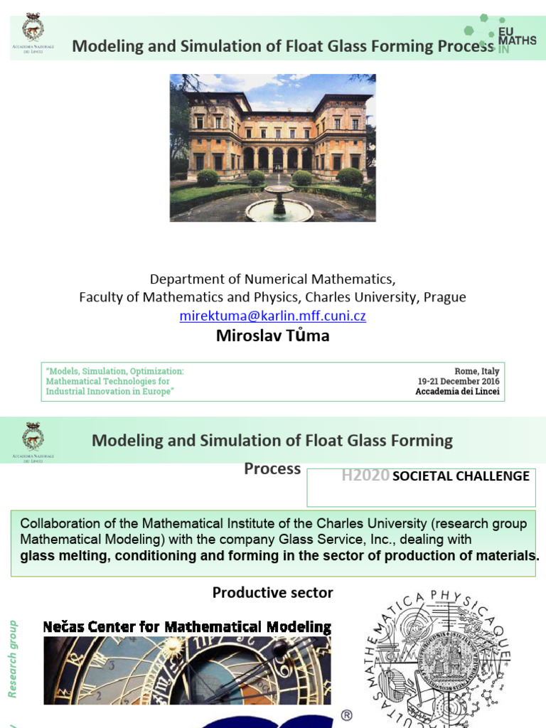 Float Glass Forming Process Modeling | PDF | Glasses | Applied And ...