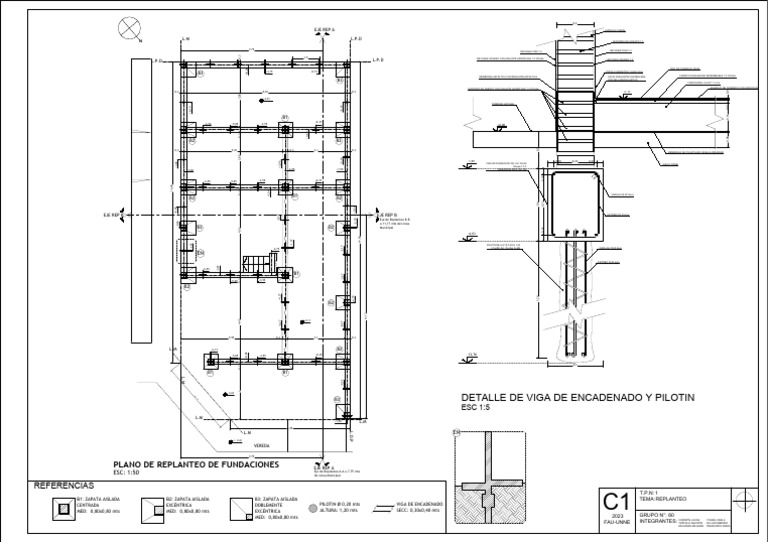 Planos de Replanteo-PLANTA REP-FUND | PDF