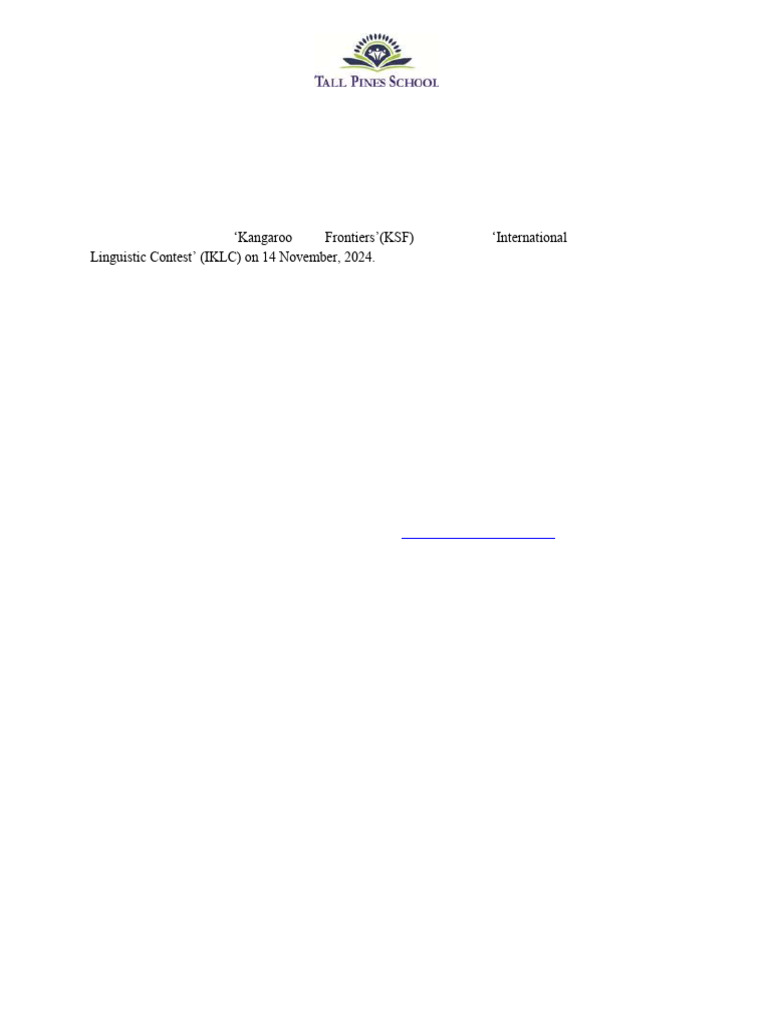 IKLC Registration Details for Students | PDF