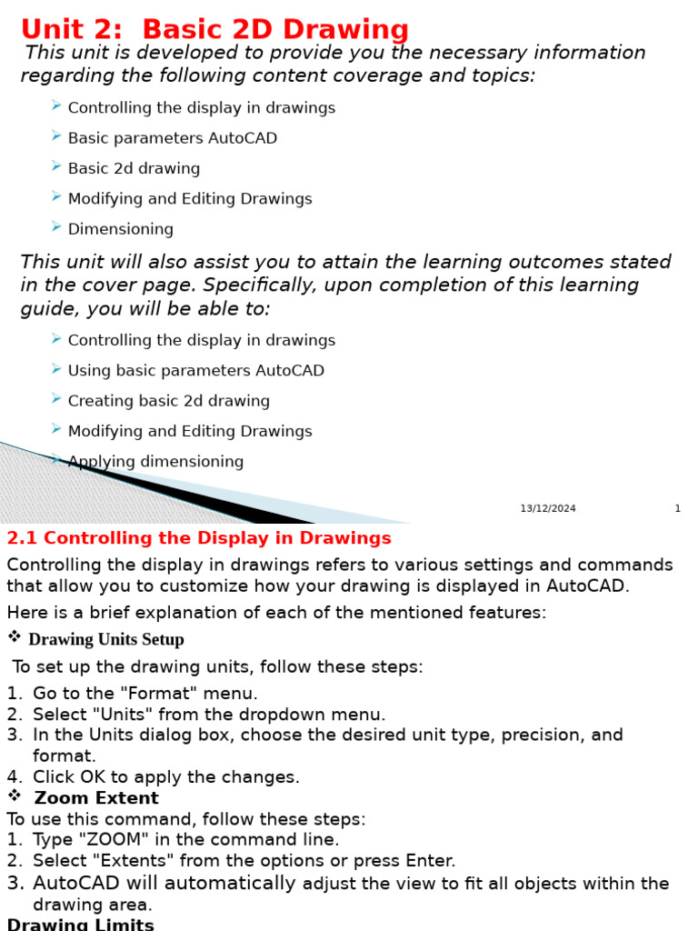 CAD Unit-2 | PDF | Shape | Area