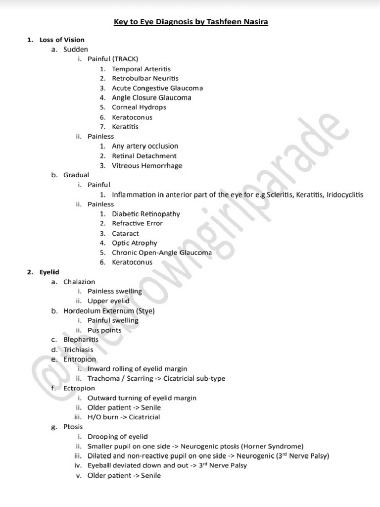 Eye Diagnosis Pdf Pdf