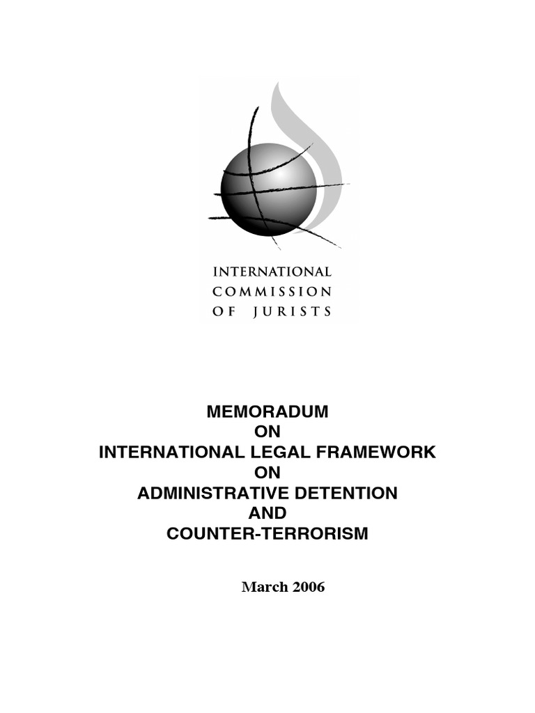 MEMORADUM | PDF | Detention (Imprisonment) | Administrative Detention