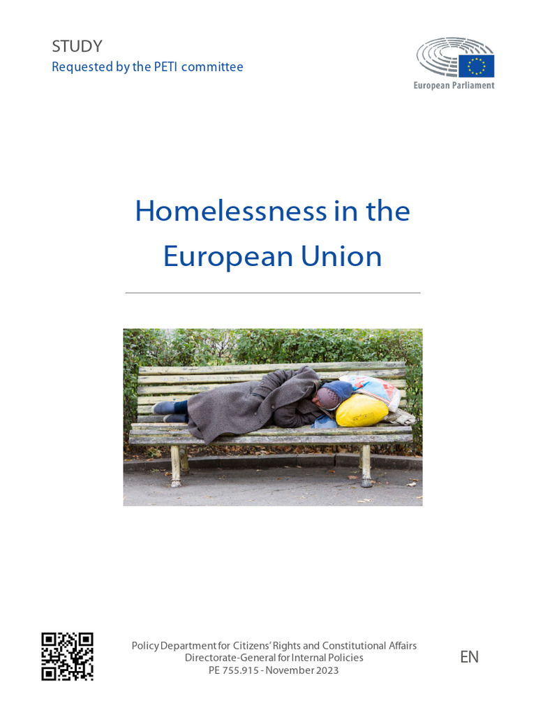 Addressing Homelessness in the EU | PDF | Homelessness | Mental Health