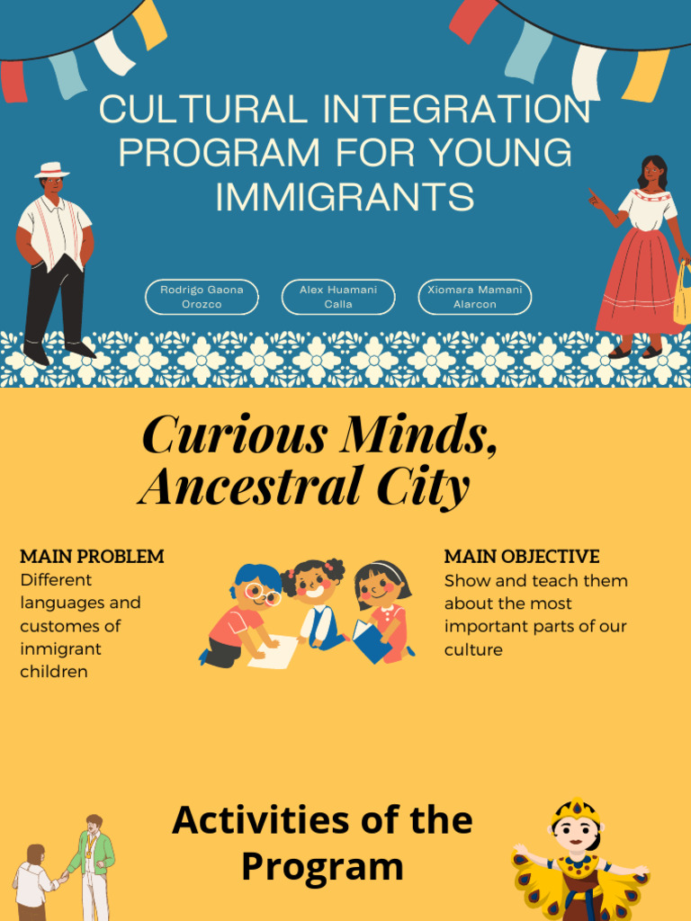 Cultural Integration Program For Young Immigrants | PDF