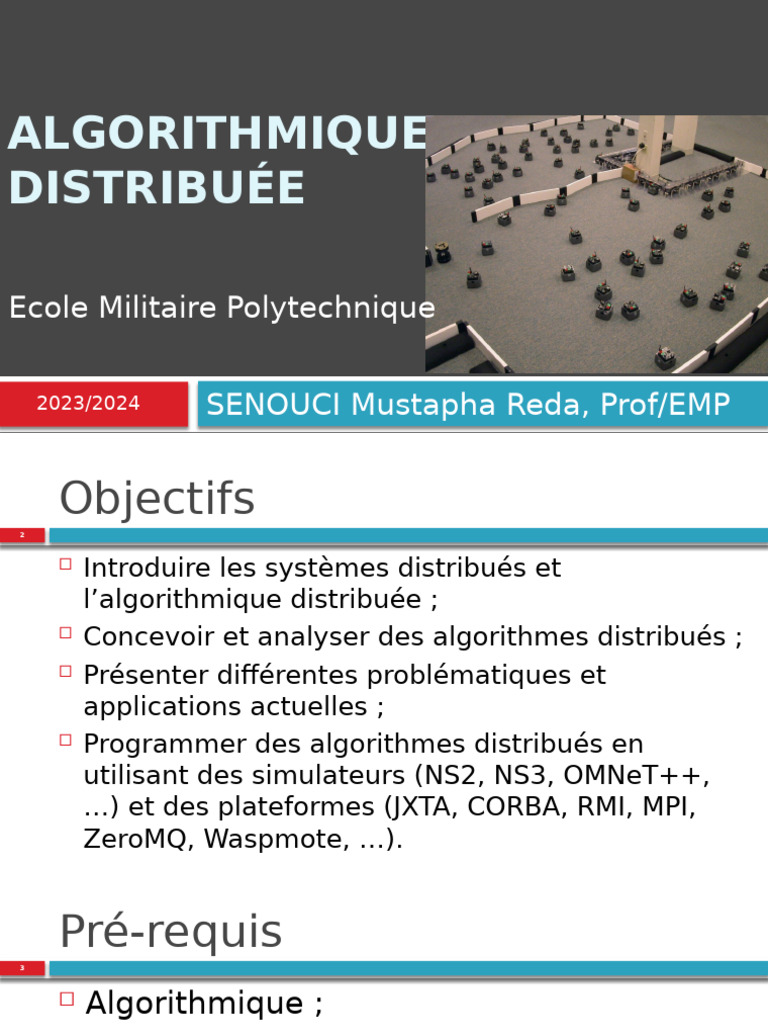 Introduction à l'Algorithmique Distribuée | PDF | Parallélisme ...