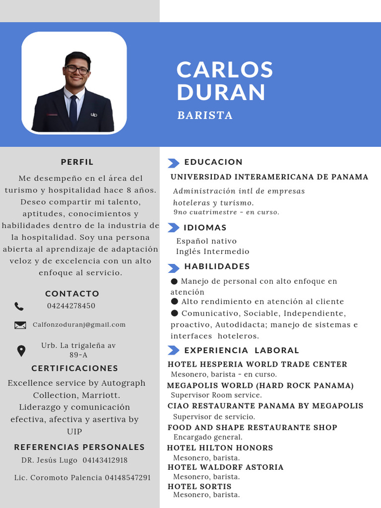 CV Carlos Duranj | PDF