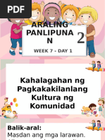 Araling Panlipunan 2 Quarter 2 - Week 7 | PDF