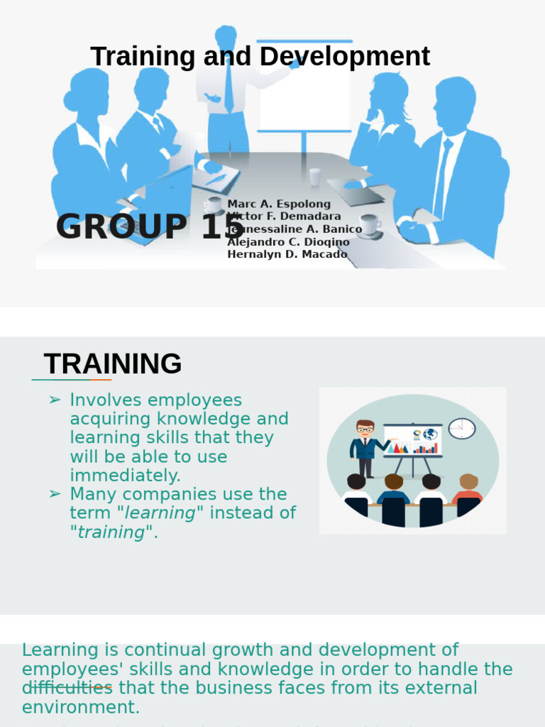 Chapter 9 - Training and Development | PDF | Employment | Goal