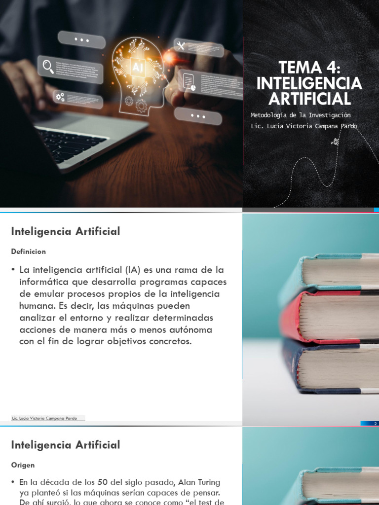 Tema 4. Inteligencia Artificial | PDF | Inteligencia artificial | Inteligencia (IA) y semántica