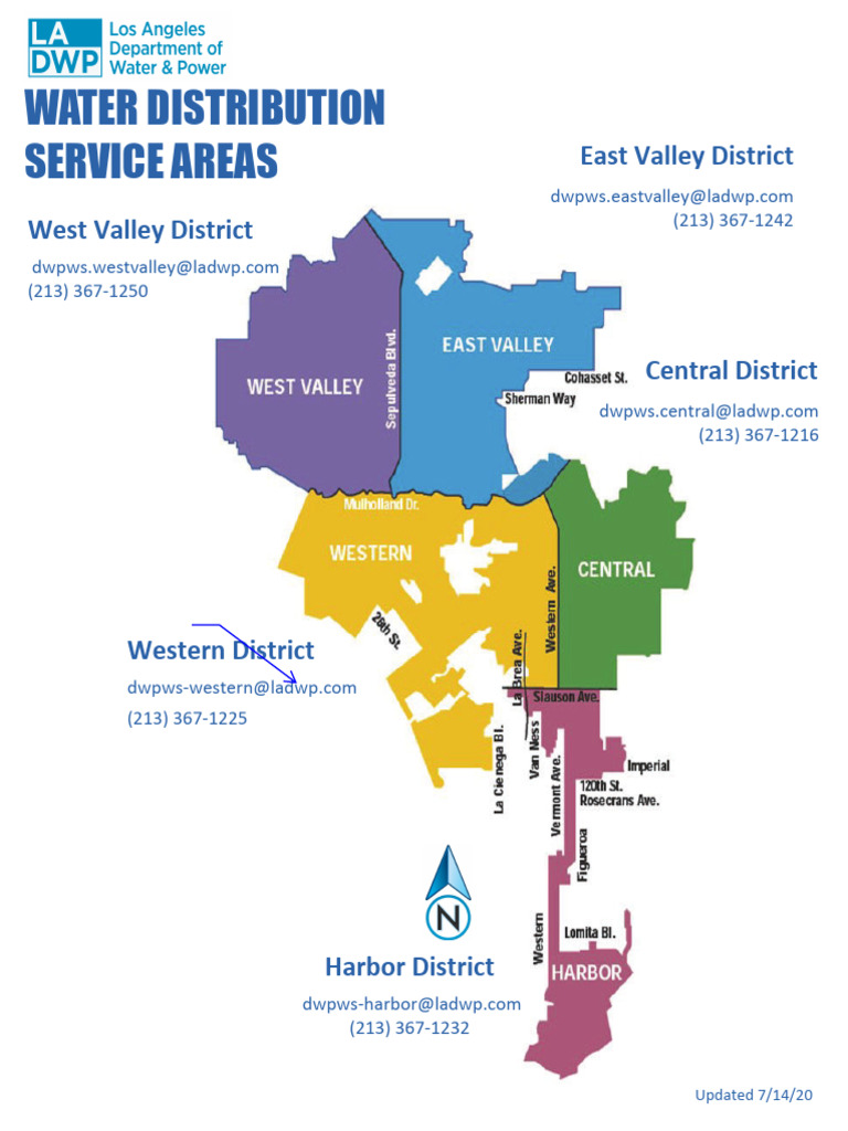 LADWP Water District Map | PDF