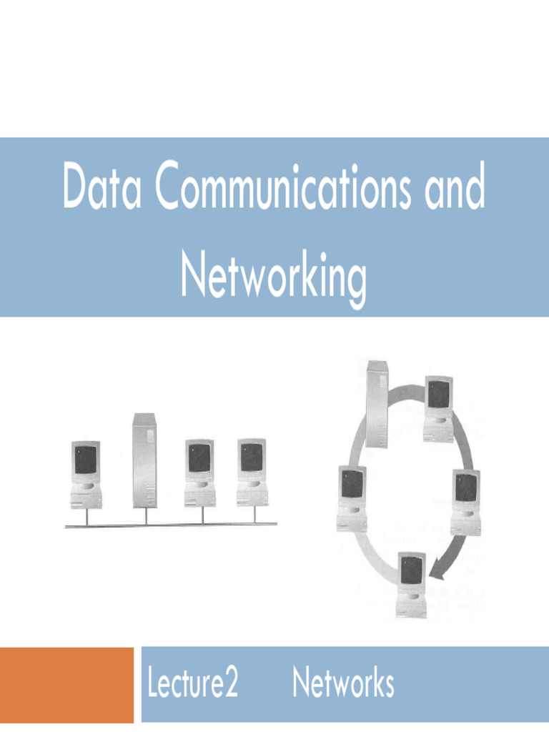 2 Lec2 Introduction Data Communication Pdf Network Topology