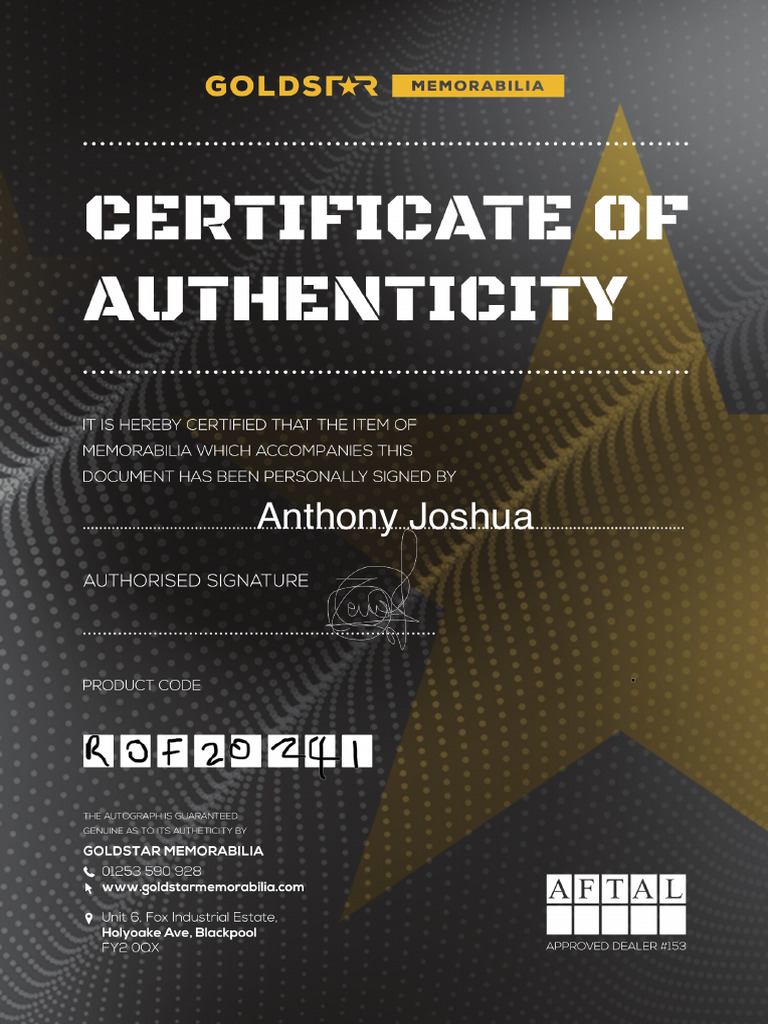 Goldstar Coa 4 | PDF