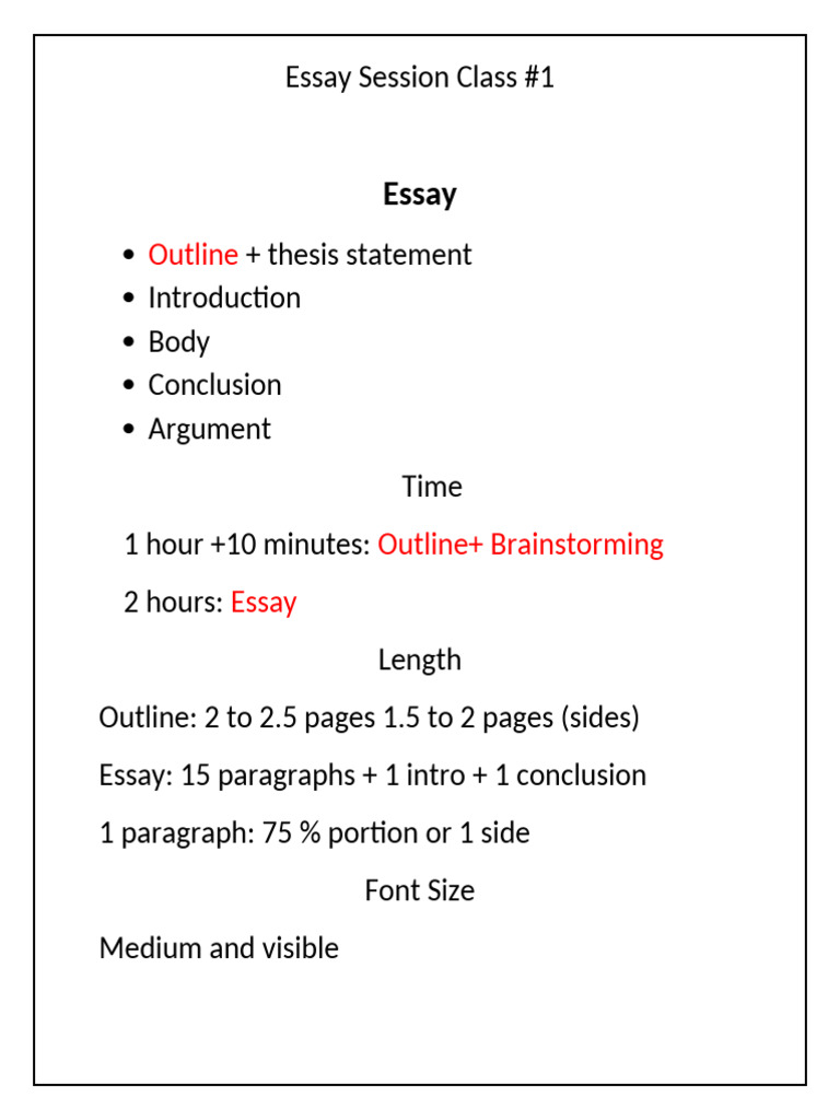 Essay Session Class 1 (2) | PDF | Innovation | Essays Essay Session Class 1 (2) | PDF | Innovation | Essays
