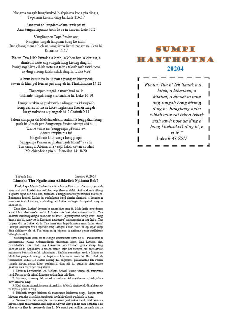 Sumpi Hanthotna 2024 | PDF