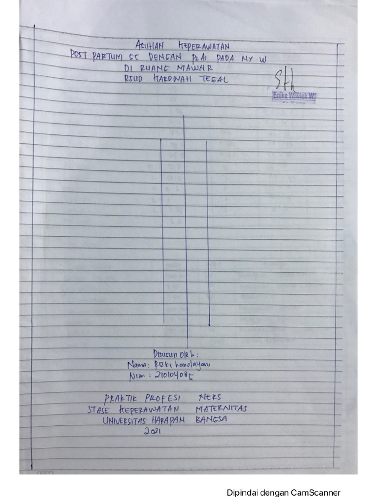 Askep Post Partum Rizki Handayani | PDF