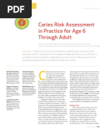 Caries - Risk - Assessment - Form ADA | PDF