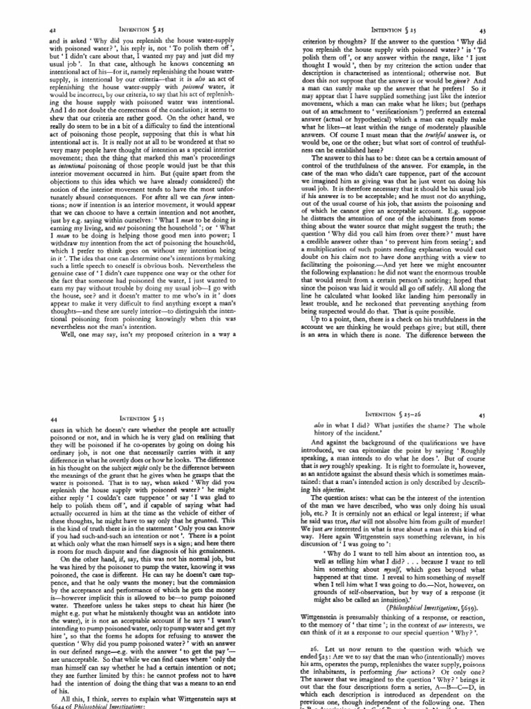 G. E. M. Anscombe - Intention-Harvard University Press (2000) - 22-30 | PDF