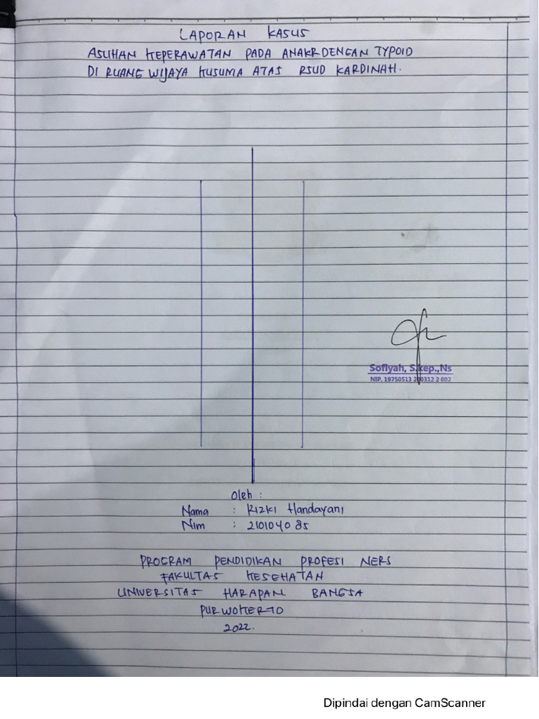 Askep Anak Typoid Rizki Handayani | PDF