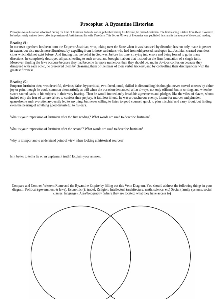 Copy of The Byzantine Empire Notes | PDF | Justinian I
