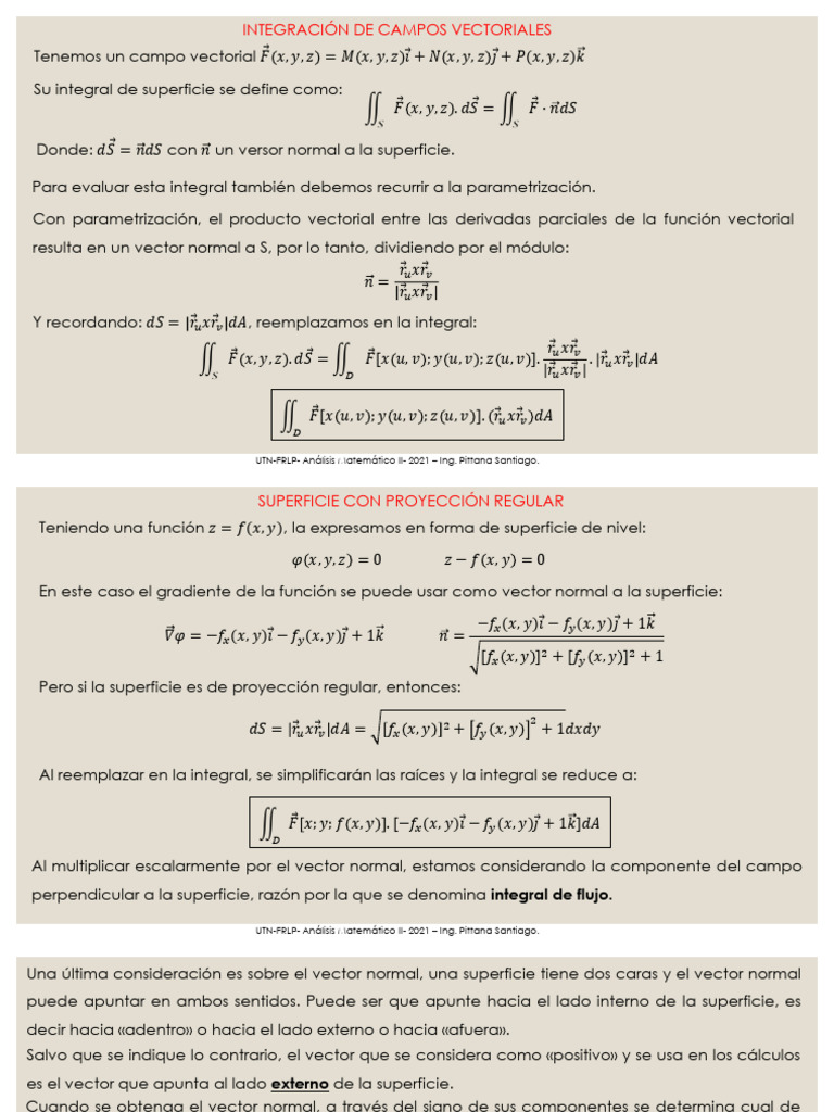22-Integrales de Superfice PRACTICA | PDF | Vector Euclidiano | Integral