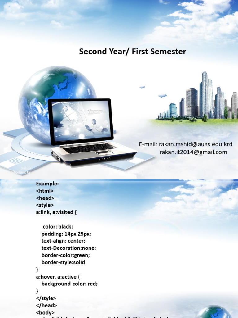 Lecture 9 Web Css Pdf Computing Web Development 3048
