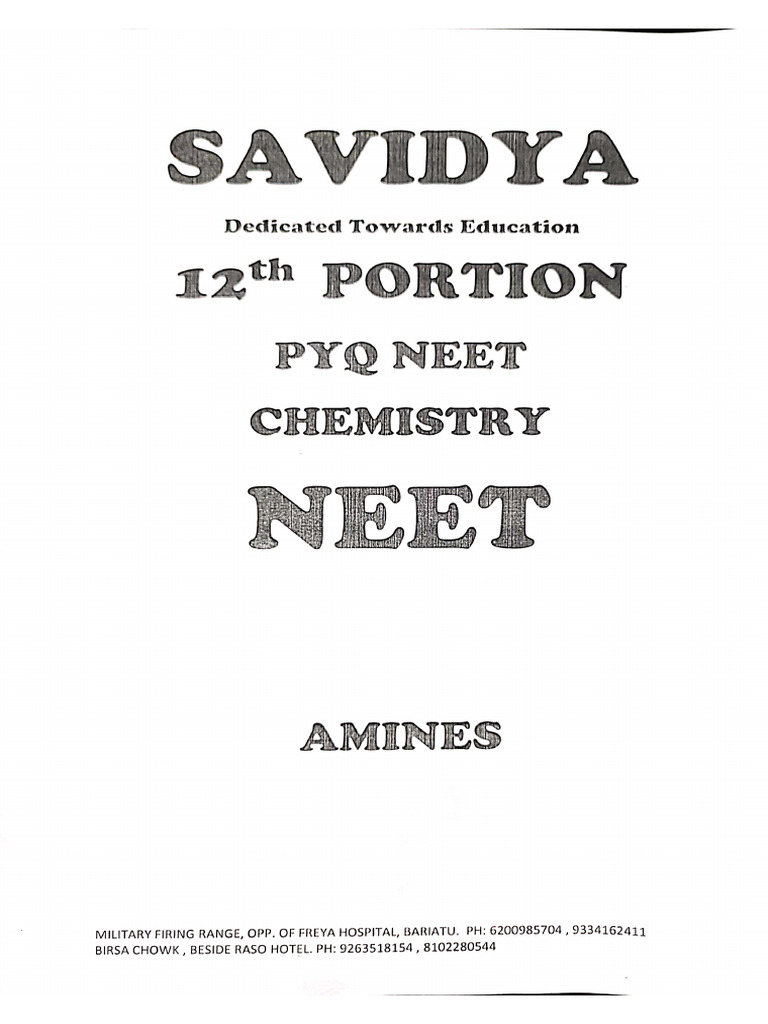 AMINE | PDF