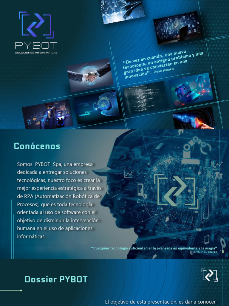 Dossier Pybot | PDF | Internet Bot | Archivo de computadora