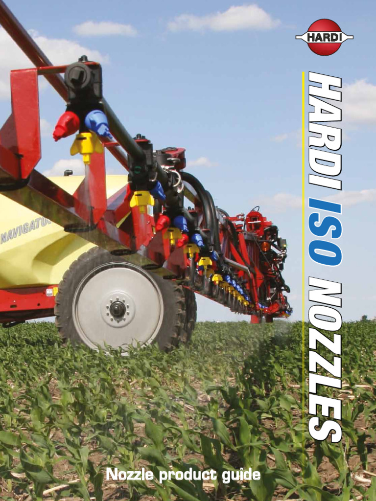 HARDI ISO Nozzle Selection Guide | PDF