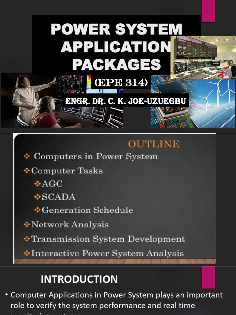 Epe 314 Power System Application Packages | PDF