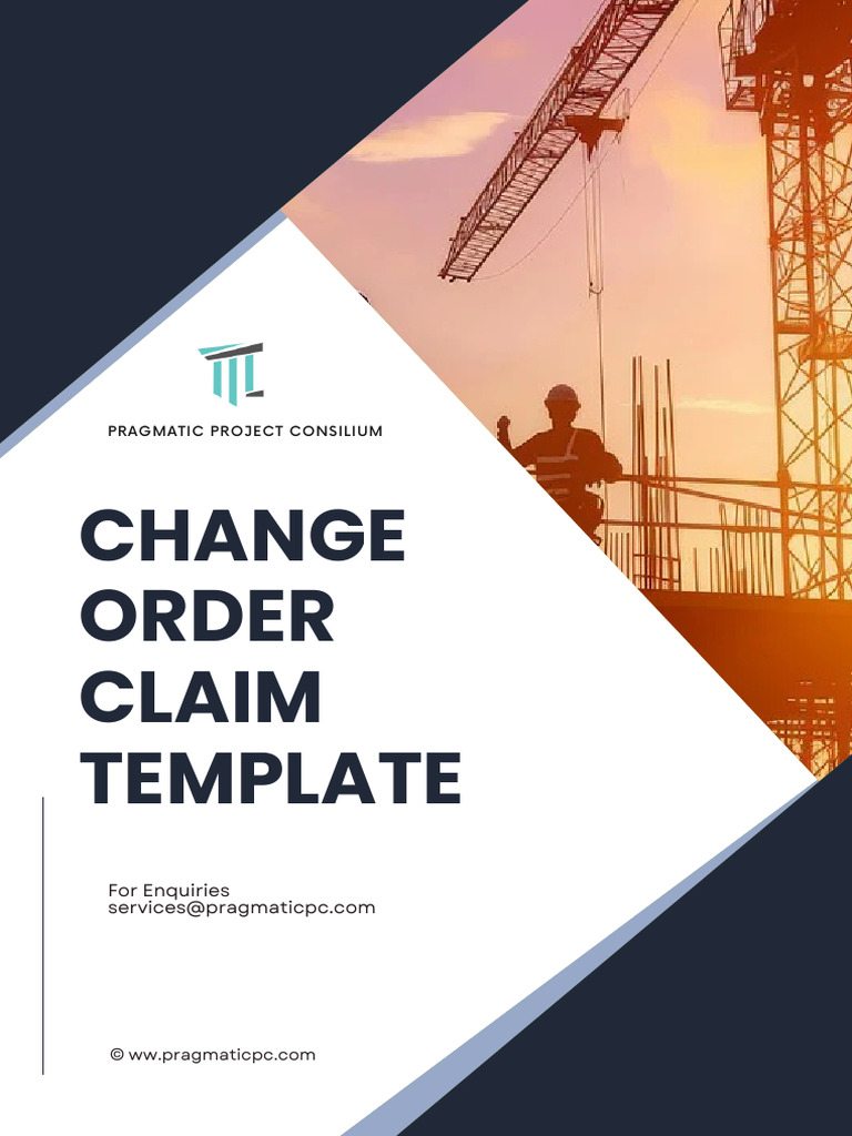 Change Order Claim Template Guide | PDF | Employment