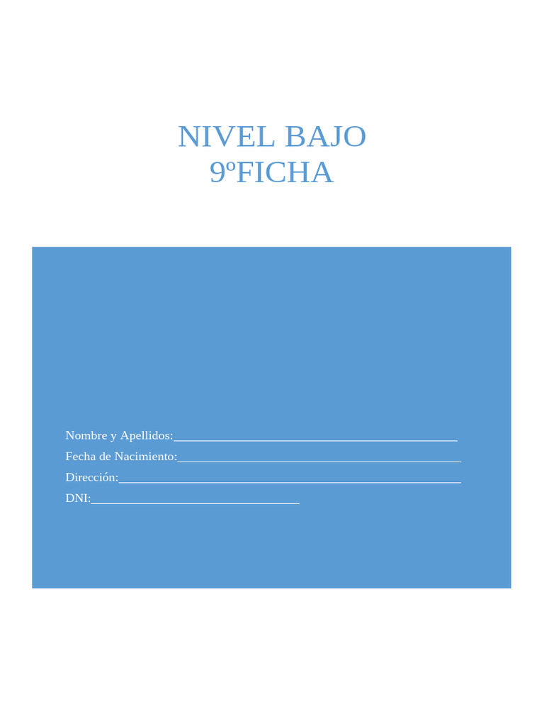 9º-Ficha-nivel-bajo-EDITABLE | PDF | Carnaval