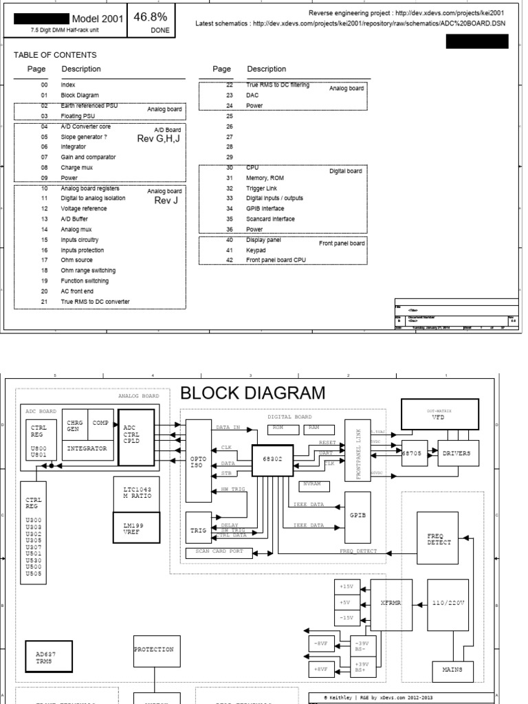 K2001 21jan | PDF | Analog To Digital Converter | Power Supply