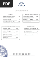 BQT Menu | PDF | Lunch | Curry