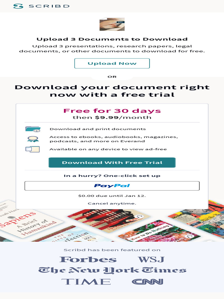 Free Document Access Offer | PDF