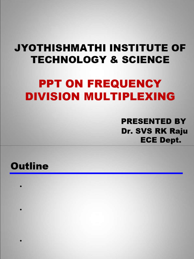 19.Ppt of FDM DR - Svs Raju | PDF