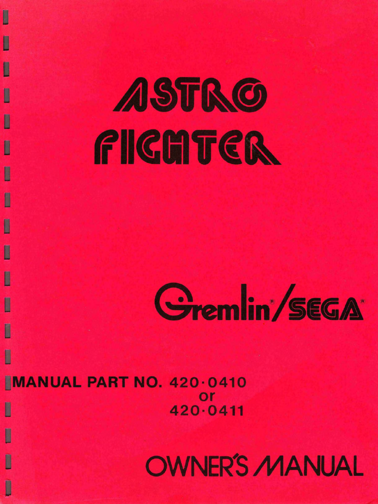 Astro Fighter - 1979 - Data East | PDF
