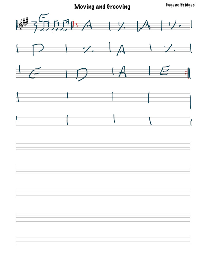 Moving and Grooving Eugene Bridges | PDF