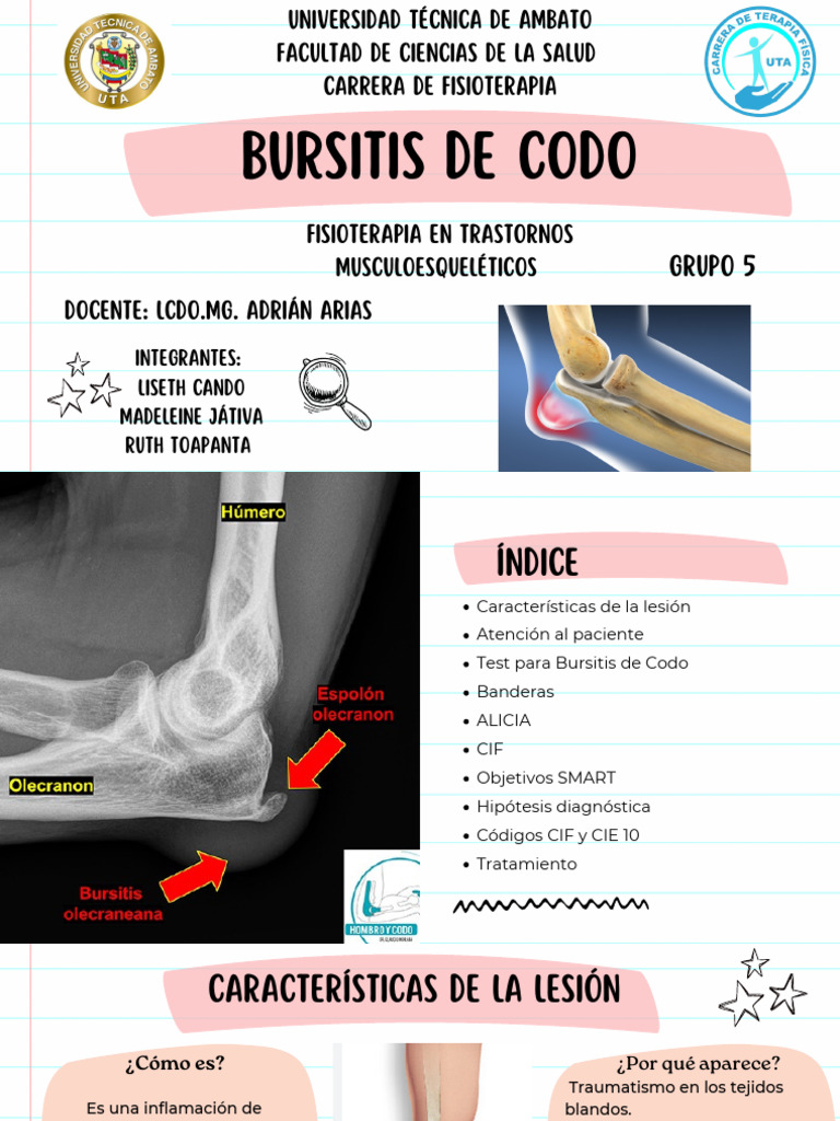 Fisioterapia en Bursitis de Codo | PDF | Codo | Especialidades Medicas