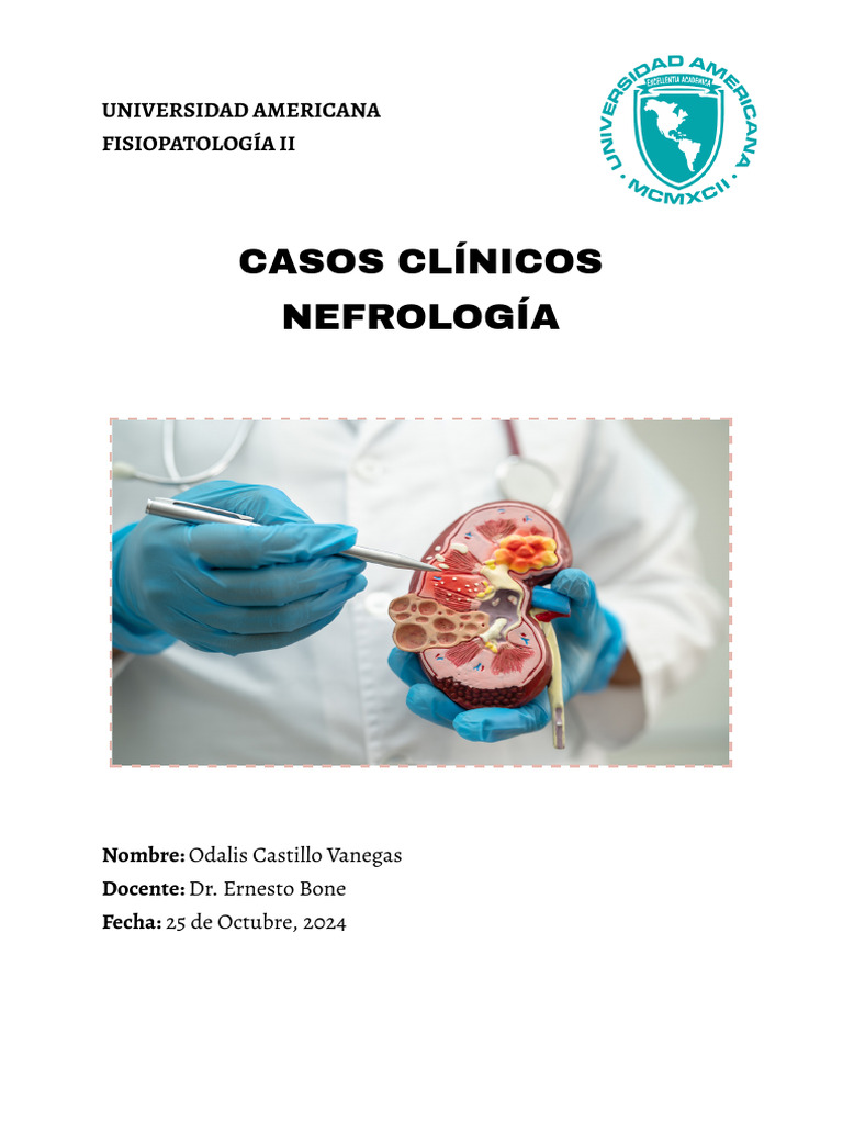 Casos Clínicos NEFRO | PDF | Enfermedad renal crónica | Enfermedades y trastornos