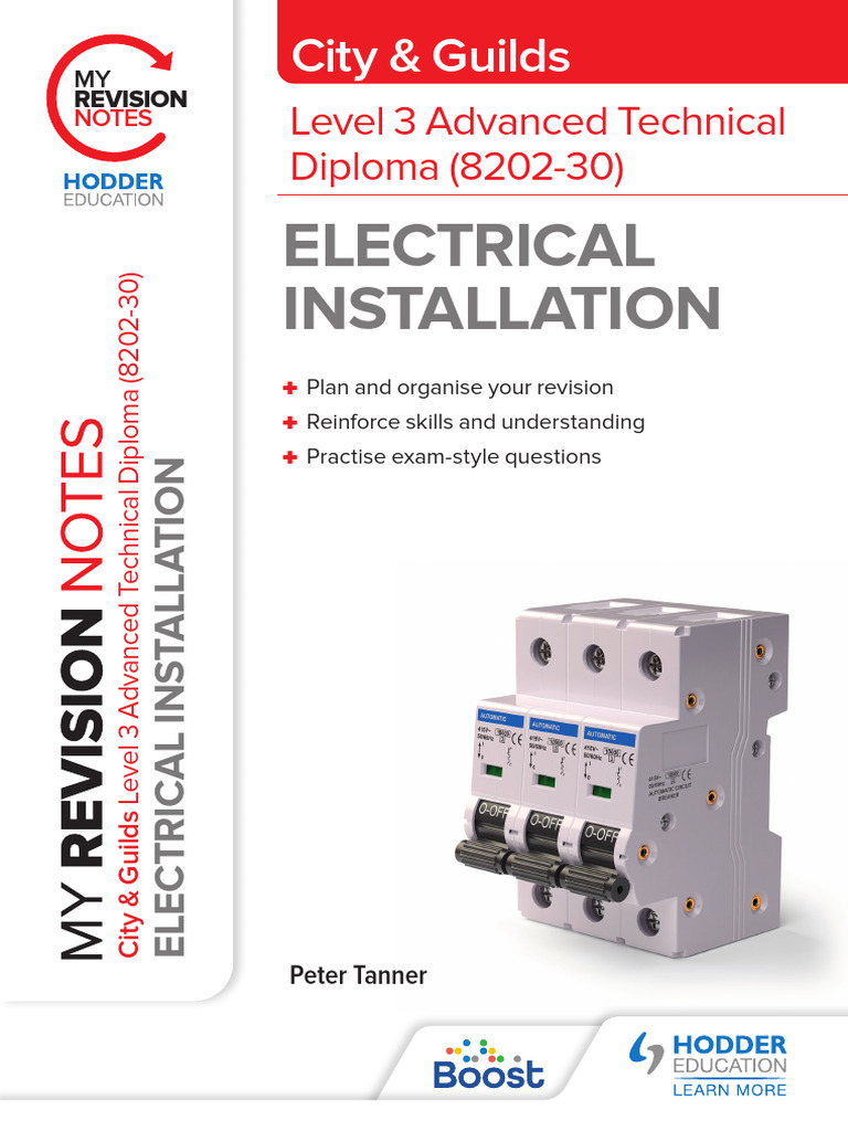 MRN Level 3 Electrical Installation Sample Pages 9781398327337 | PDF ...