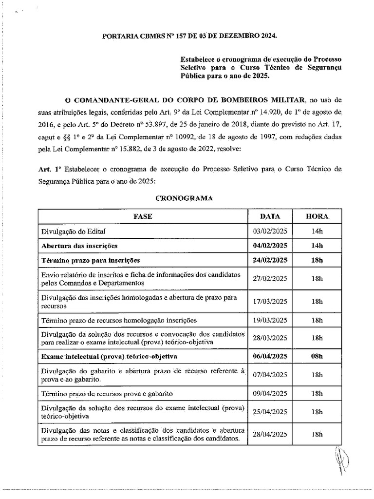 157 - Abm - Portaria CTSP 2025 | PDF