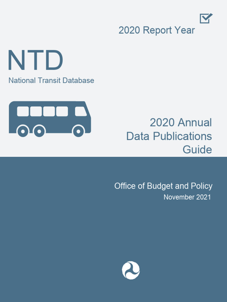 2020 National Transit Database Guide | PDF | Expense | Databases