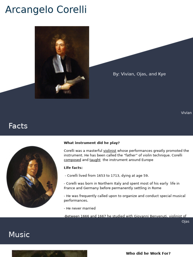 Archangelo Corelli | PDF