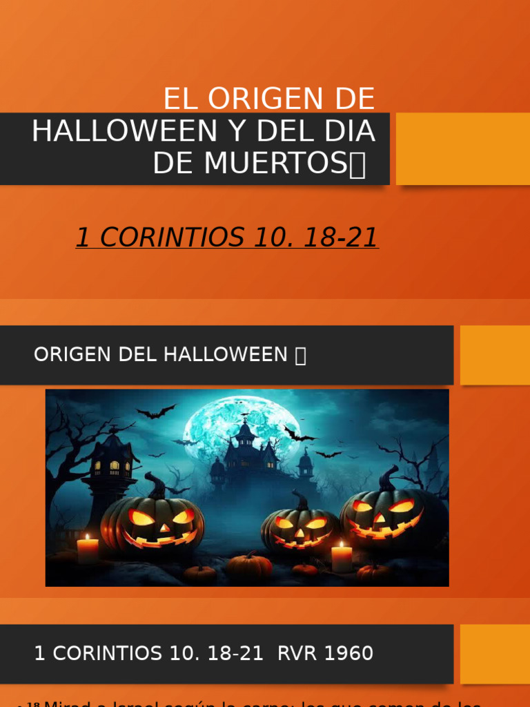 Halloween | PDF | Víspera de Todos los Santos | Tradiciones